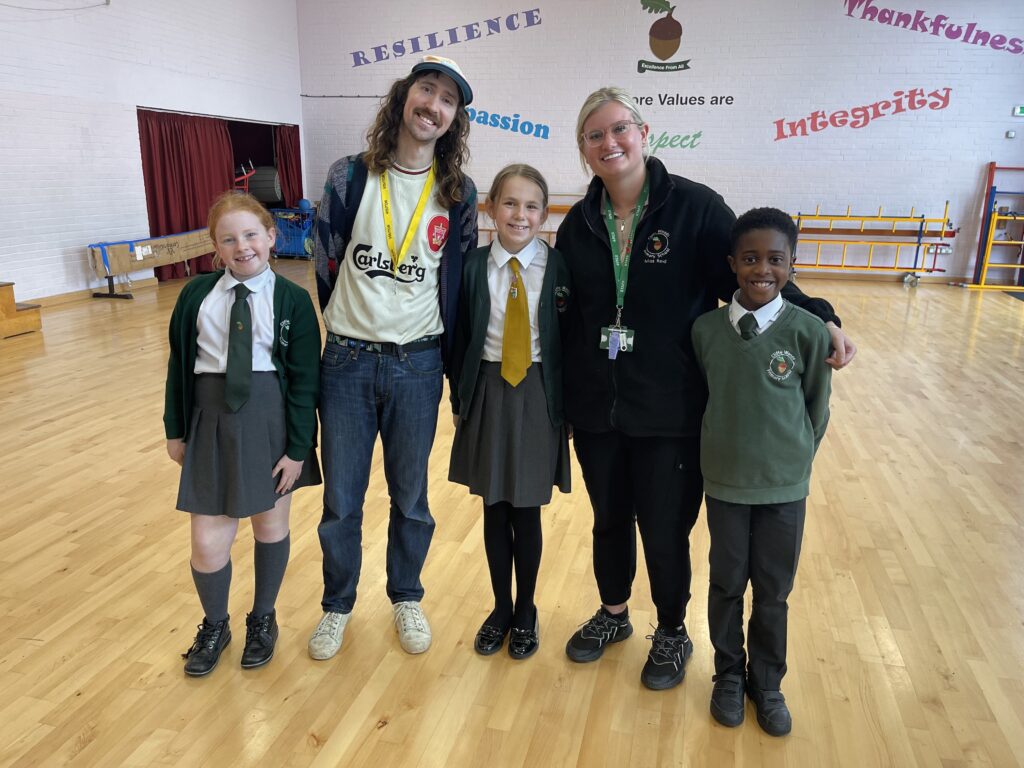 Author Sam Gayton visits Cliffe Woods • Cliffe Woods Primary School